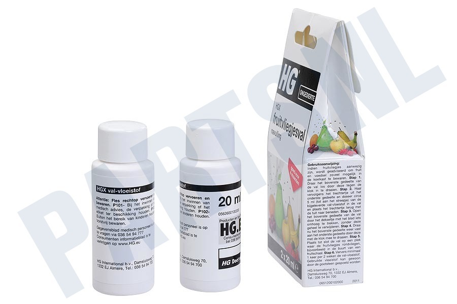 HG HGX Fruitvliegjesval Navulling 512004100
